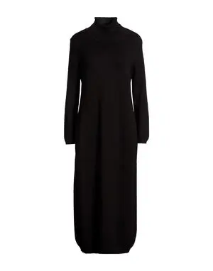HAVEONE Knitted Midi Dress With Turtleneck