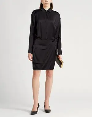 Emporio Armani Satin Shirt Dress