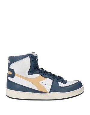 DIADORA High-top Sneakers In Leather - Blue