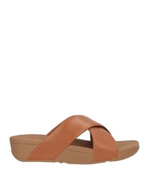 Fitflop Sandals Tan Size Leather - Brown