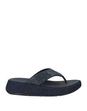 Fitflop Thong Sandal Midnight Size Textile Fibers - Blue