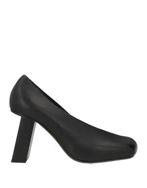 VIC MATIE Leather Pumps With Geometric Heel