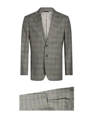 PAOLONI Suit Light Size Virgin Wool, Elastane