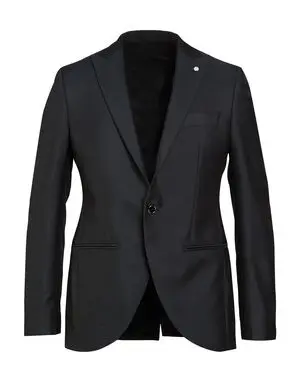 LUIGI BIANCHI MANTOVA Blazer Size Wool, Polyester
