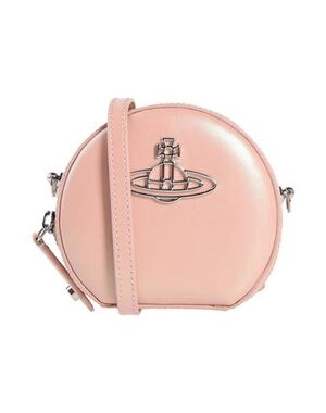 VIVIENNE WESTWOOD Vivienne Westwood Round Leather Crossbody Bag Pink