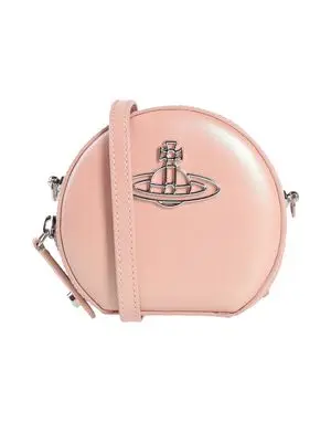 VIVIENNE WESTWOOD Round Leather Crossbody Bag - Pink