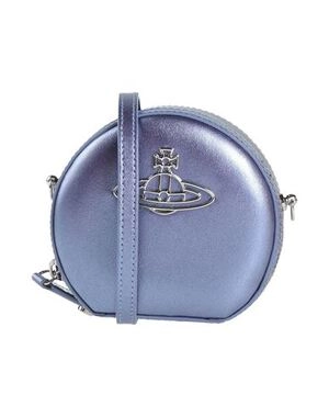 VIVIENNE WESTWOOD Vivienne Westwood Round Leather Crossbody Bag Purple