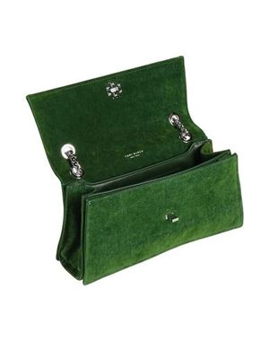 Tory Burch Shoulder Bag Emerald Textile Fibers