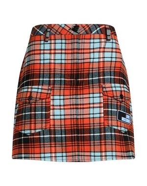 Moschino Mini Skirt Size Polyester, Viscose, Elastane - Orange