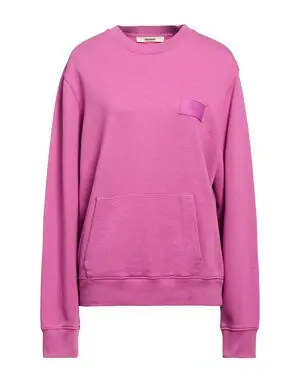 Zadig&Voltaire Sweatshirt Mauve Size Cotton, Polyester