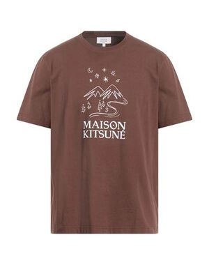 Maison Kitsuné T-shirt Chocolate Size Cotton - Brown