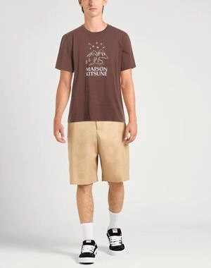 Maison Kitsuné T-shirt Chocolate Size Cotton