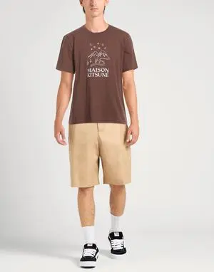 Maison Kitsuné T-shirt Chocolate Size Cotton