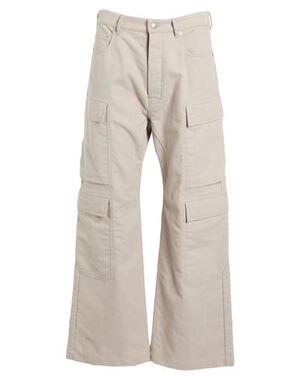 Rick Owens Pants Taupe Size Cotton - Grey