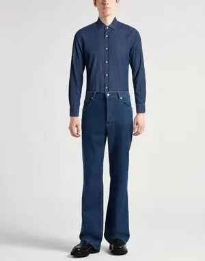 MOORER Denim Shirt Size Cotton