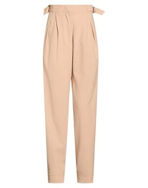 DRUMOHR Virgin Wool Blend Tapered Pants - Beige