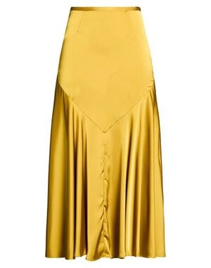 INES DE LA FRESSANGE PARIS Maxi Skirt Mustard Size Polyester - Yellow