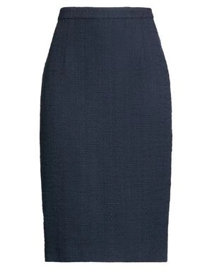 INES DE LA FRESSANGE PARIS Midi Skirt Size Viscose, Pbt Polybutylene Terephthalate - Midnight Blue