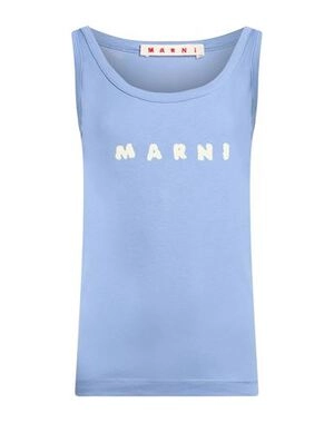 Marni Tank Top Light Size Cotton - Blue