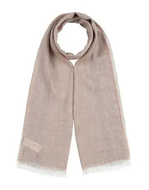 Peserico Scarf Linen, Cashmere, Viscose, Metallic Polyester - Beige