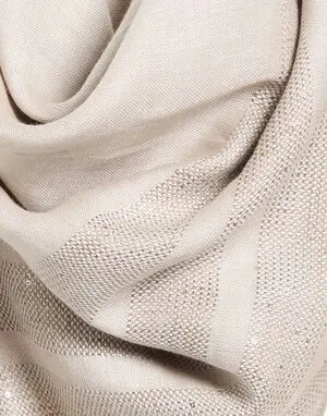 Peserico Scarf Modal, Cotton, Polyester - Beige