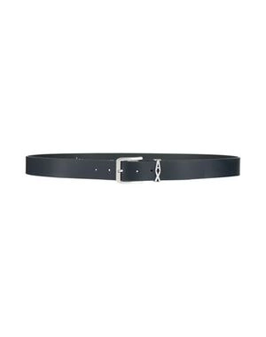 Armani Exchange Belt Midnight Size Leather - Blue