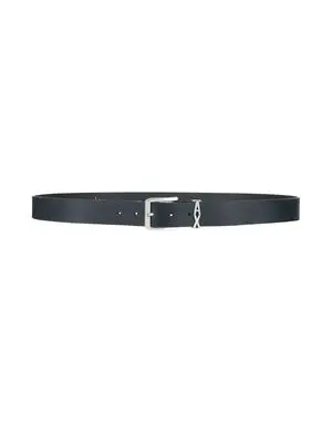 Armani Exchange Belt Midnight Size Leather - Blue