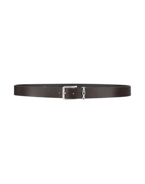 Armani Exchange Belt Midnight Size Leather - Brown
