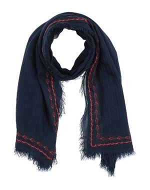 Faliero Sarti Scarf Modal, Cashmere - Navy
