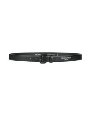 Emporio Armani Belt Size Cow Leather - Black
