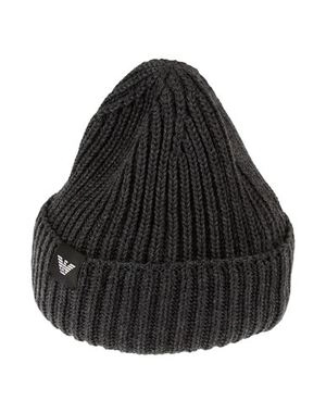 Emporio Armani Virgin Wool Beanie - Grey