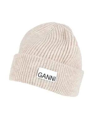 GANNI Hat Size Wool, Recycled Wool, Recycled Polyamide