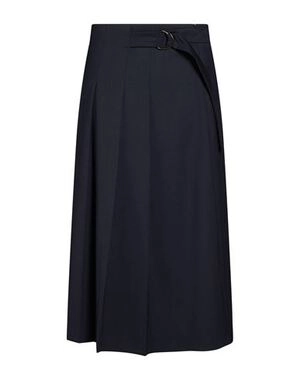 Peserico Midi Skirt Midnight Size Polyester, Wool, Elastane - Blue