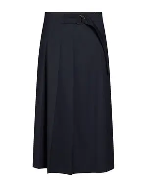 Peserico Midi Skirt Midnight Size Polyester, Wool, Elastane