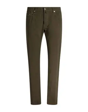 JACOB COHЁN Pants Military Size Polyimide, Elastane