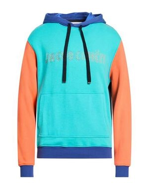 JACOB COHЁN Sweatshirt Turquoise Size Cotton, Polyamide - Blue