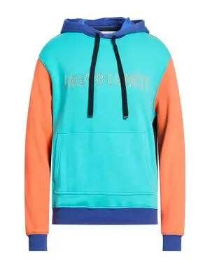 JACOB COHЁN Sweatshirt Turquoise Size Cotton, Polyamide