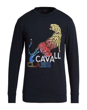 Roberto Cavalli Sweatshirt Midnight Size Cotton, Polyester - Blue