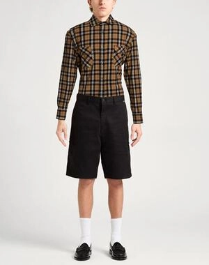 JACOB COHЁN Shirt Camel Size Cotton, Linen