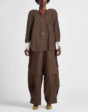 Sandro Shirt Khaki Size Cotton