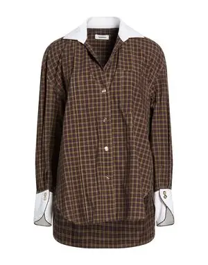 Sandro Shirt Khaki Size Cotton