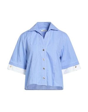 Sandro Shirt Light Size Cotton - Blue
