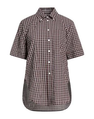 Sandro Shirt Size Cotton, Elastane - Brown