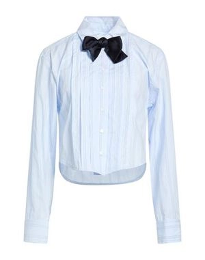 Sandro Shirt Sky Size Cotton - Blue