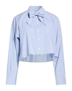 Sandro Shirt Sky Size Cotton - Blue