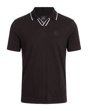 Armani Exchange Polo Shirt Size Cotton - Black