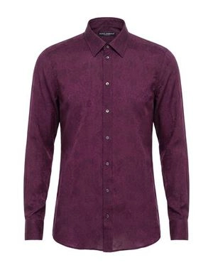 Dolce & Gabbana Shirt Plum Size Silk - Purple