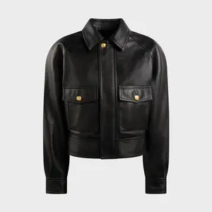 GIUSEPPE ZANOTTI Leather Jacket