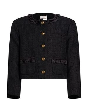 Sandro Tweed Ruffle Jacket