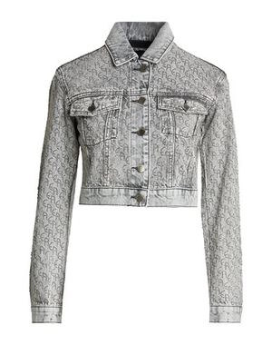 Emporio Armani Denim Outerwear Size Cotton - Grey